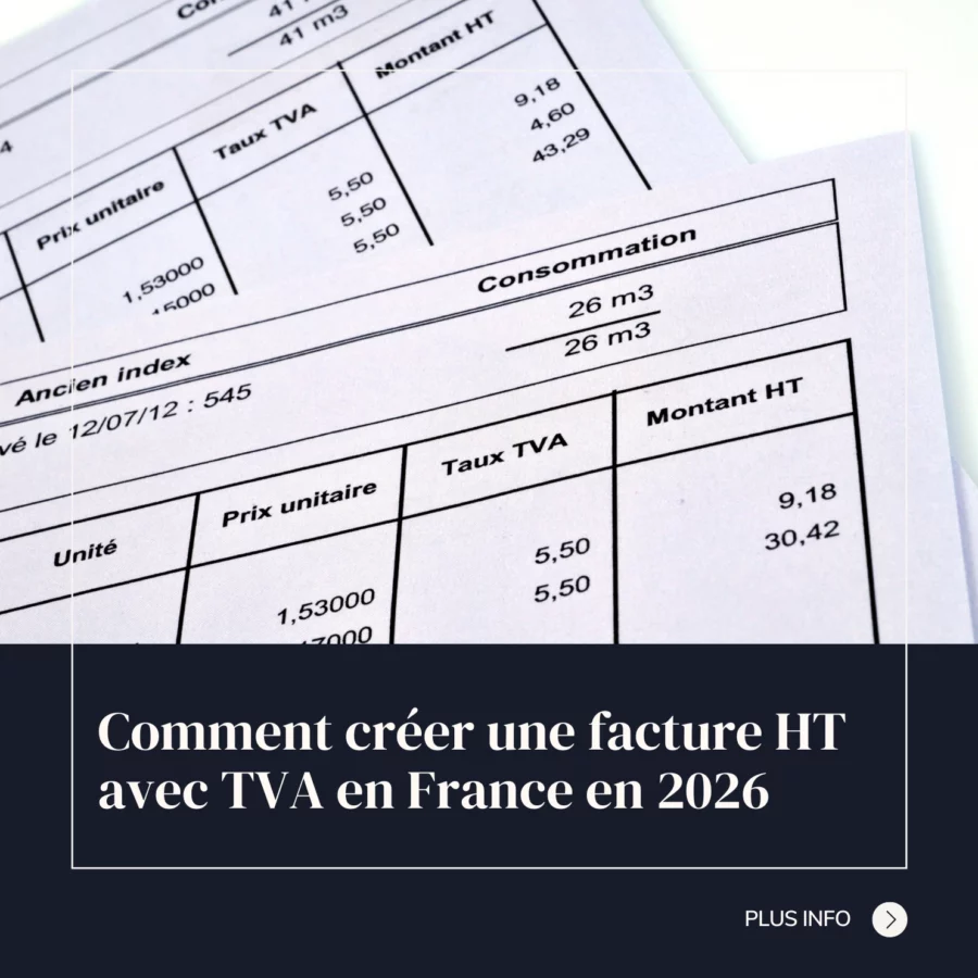 Comment créer une facture HT avec TVA en 2026 : guide pour la ...